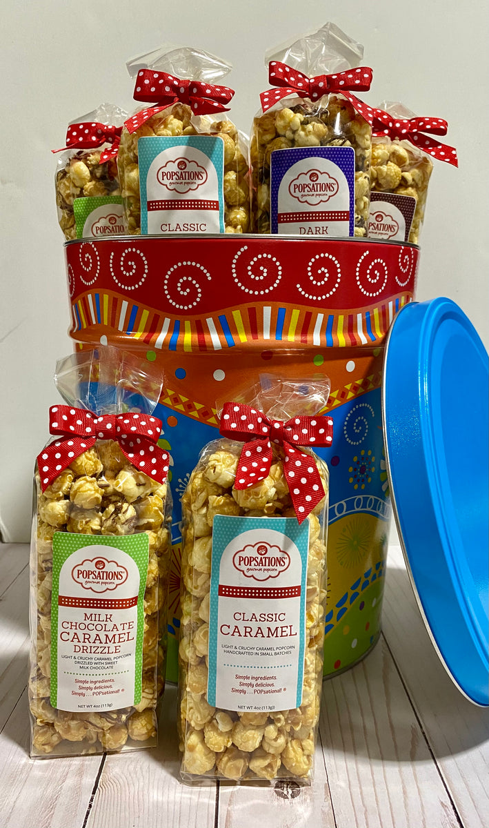 Popsations Popcorn l Multi-Bag Tins l Happy Birthday – Popsations ...